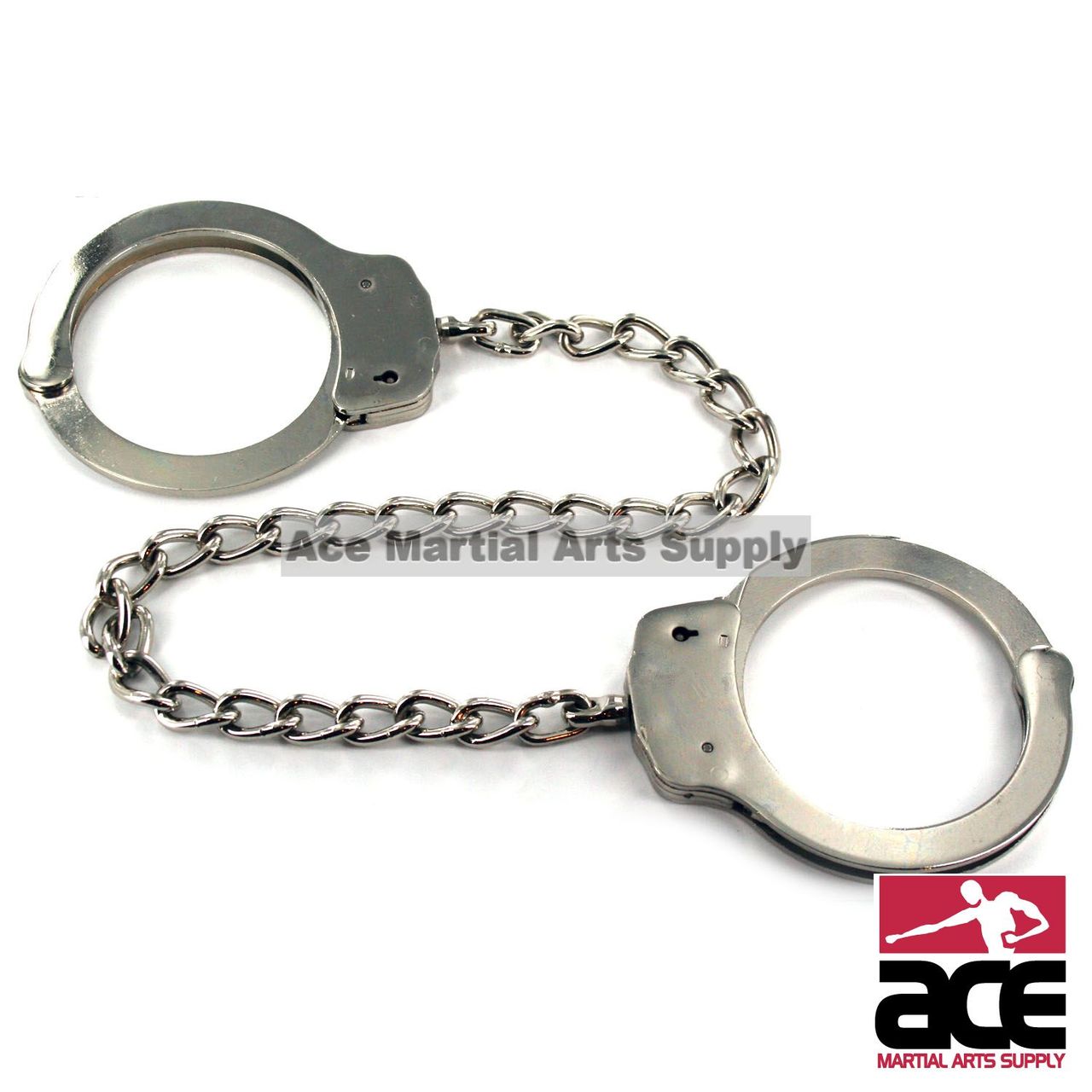Keychain Self Defence Steel Chain Double Lock Leg Cuffs With 2 Spare ...